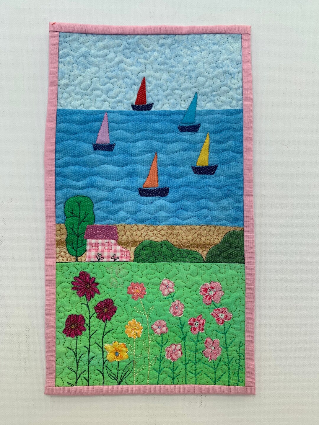 Ocean Cottage Miniature Quilt Pattern - Etsy