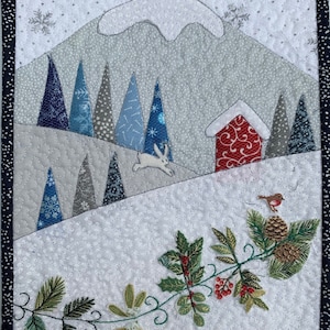 Winter Valley Mini Quilt Pdf Pattern - Etsy