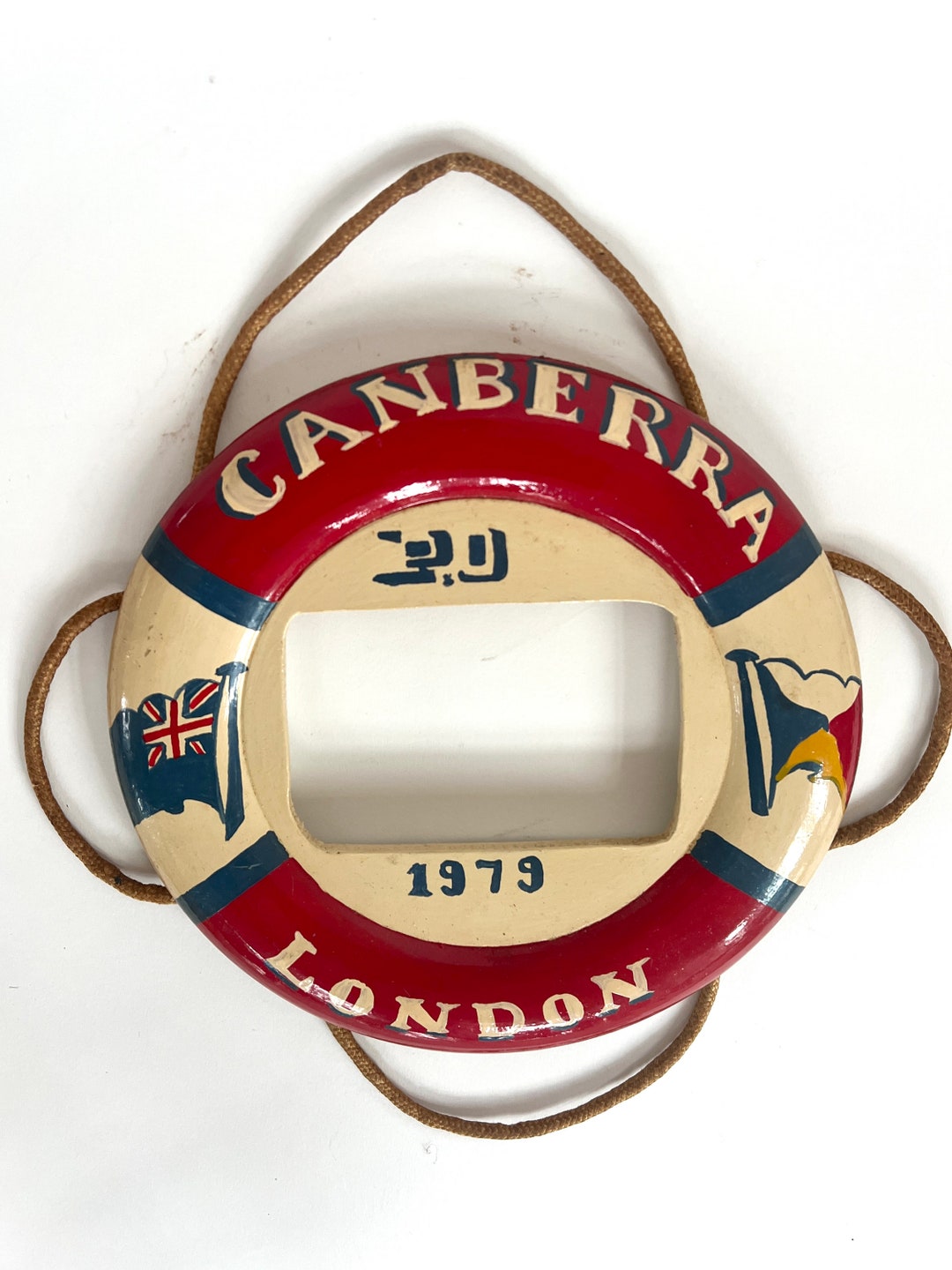 A Vintage English Life Preserver Ring Frame - Etsy