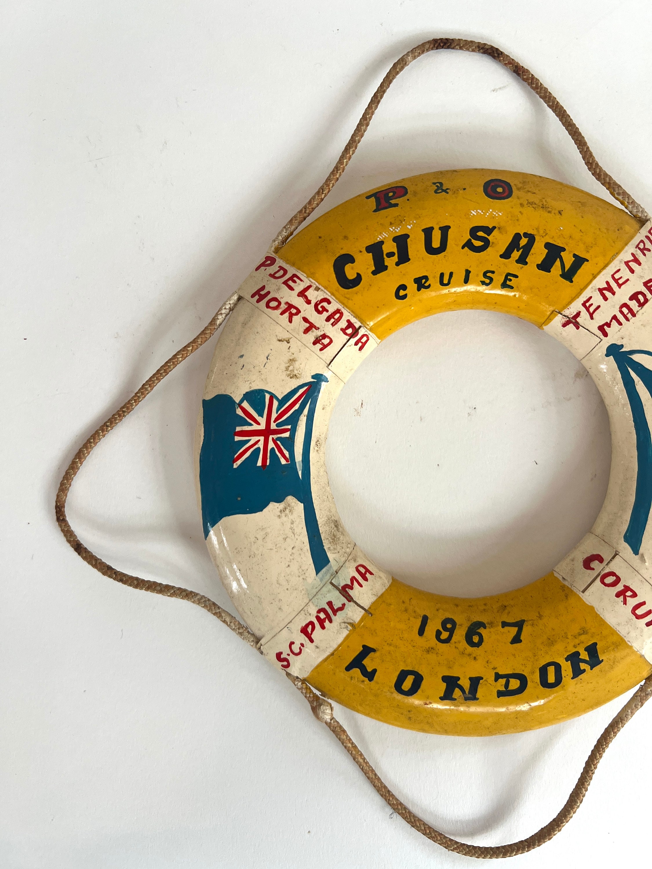 Vintage Life Preserver Ring Souvenir - Etsy