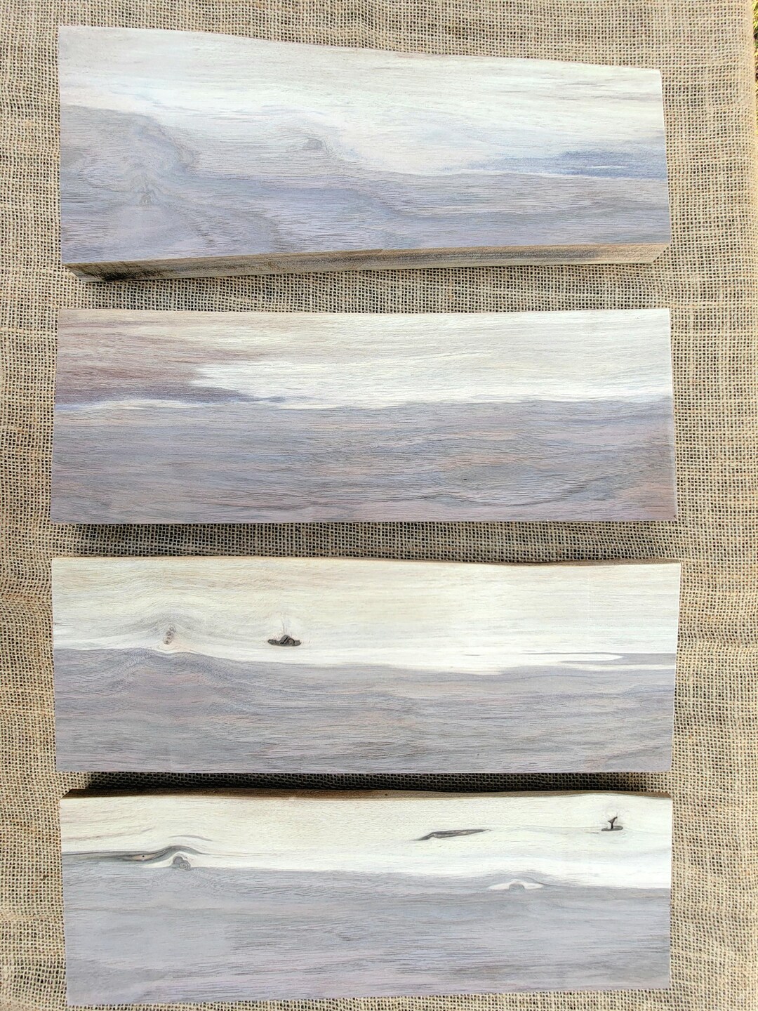 Set of 4 Black Walnut Sign Blanks, Planed and Sanded Slabs, Shelves - Etsy