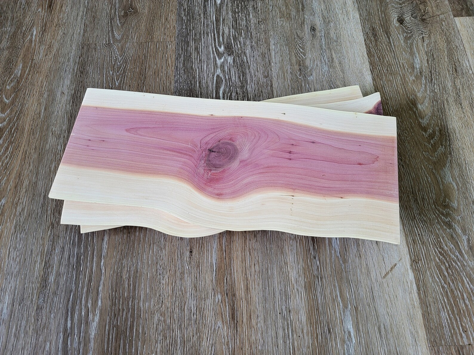 Red Cedar Sign Blanks: Live Edge Aromatic Boards, DIY Shelves (set of 3 ...