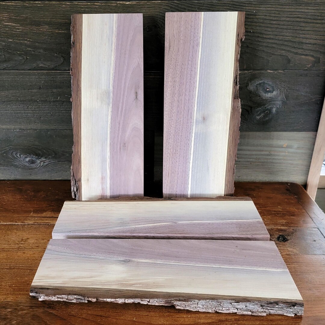 Set of 4 Black Walnut Sign Blanks, Kiln Dried Planed and Sanded Slabs ...