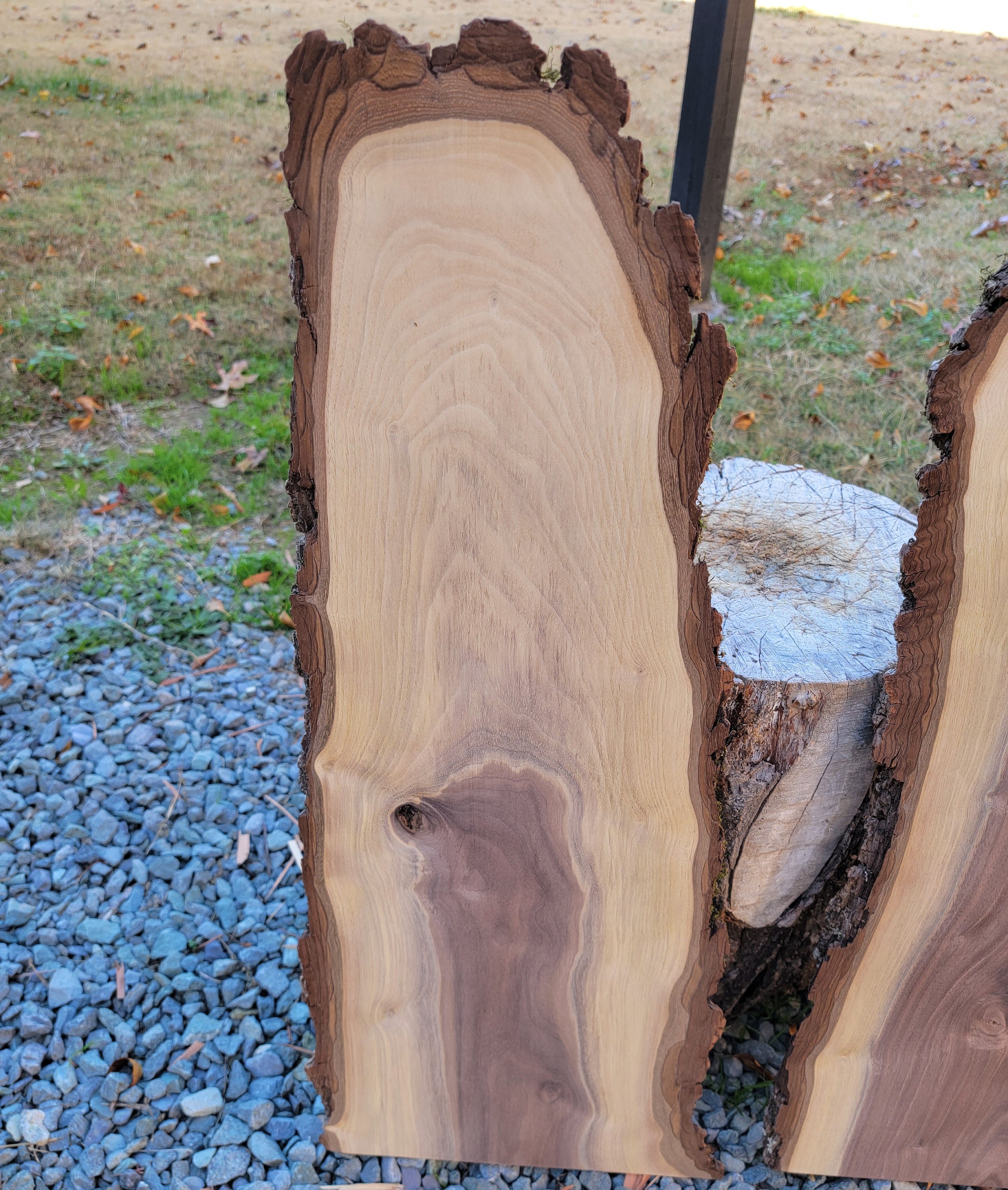 28-inch Live Edge Black Walnut Slabs, Planed and Sanded Walnut Boards ...