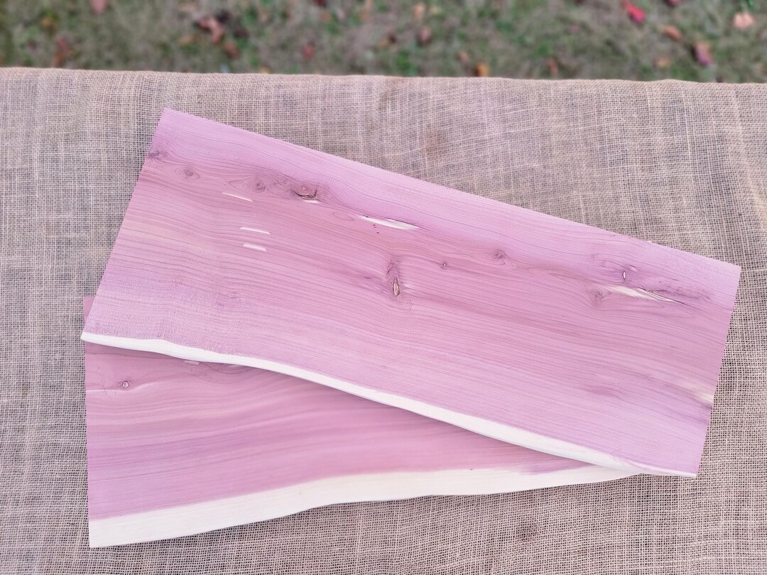 Red Cedar Slabs, (set of 2) 24 Inch Floating Shelves, Boards - Etsy