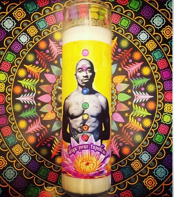 Tupac Prayer Candle - Etsy