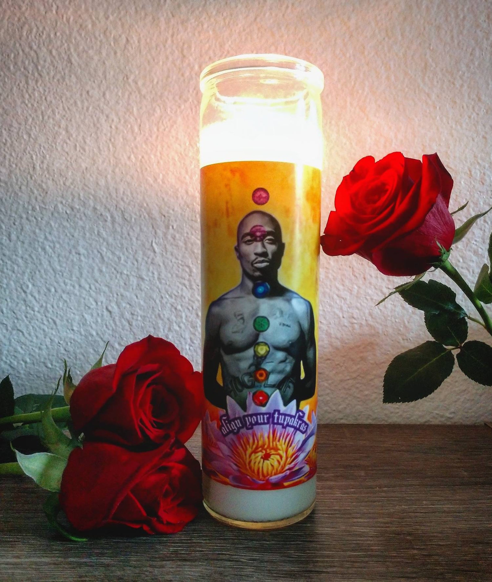Tupac Prayer Candle - Etsy