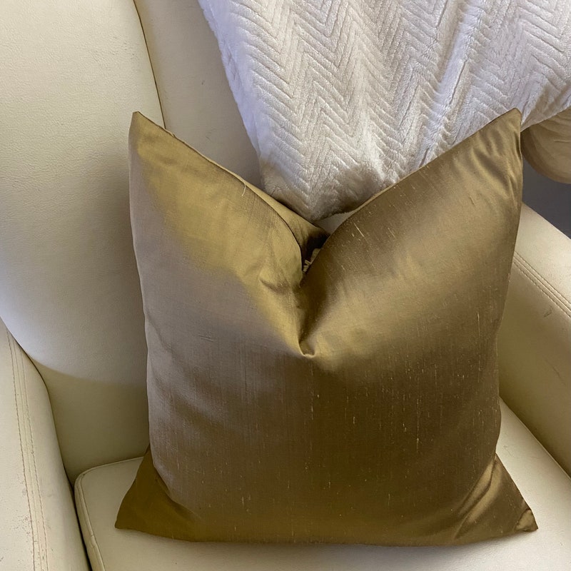 Raw Silk Pillow - Etsy
