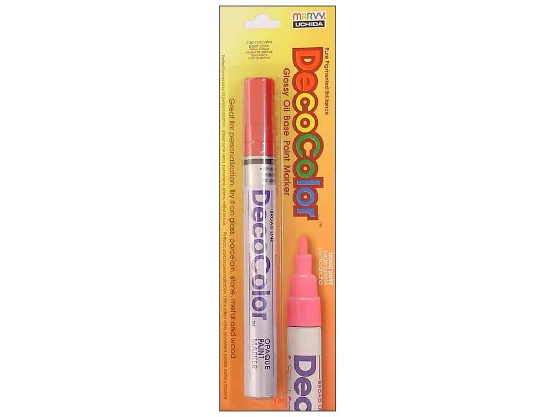 UCHIDA 300-C-2 Marvy Deco Color Broad Point Paint Marker, Red - Etsy