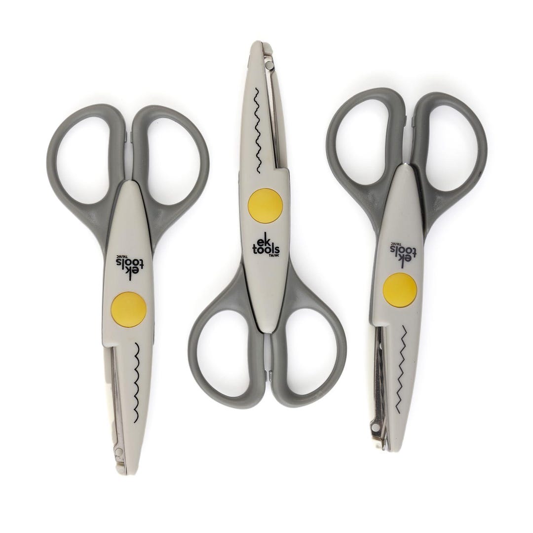 EK Tools Decorative Scissors 3 Pack, Scissors for Crafting Scissors for ...