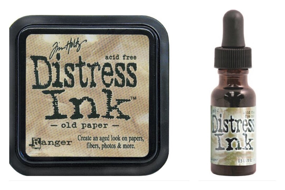 Old Paper Distress Ink Pad Reinker Lot Tim Holtz Bundle - Etsy