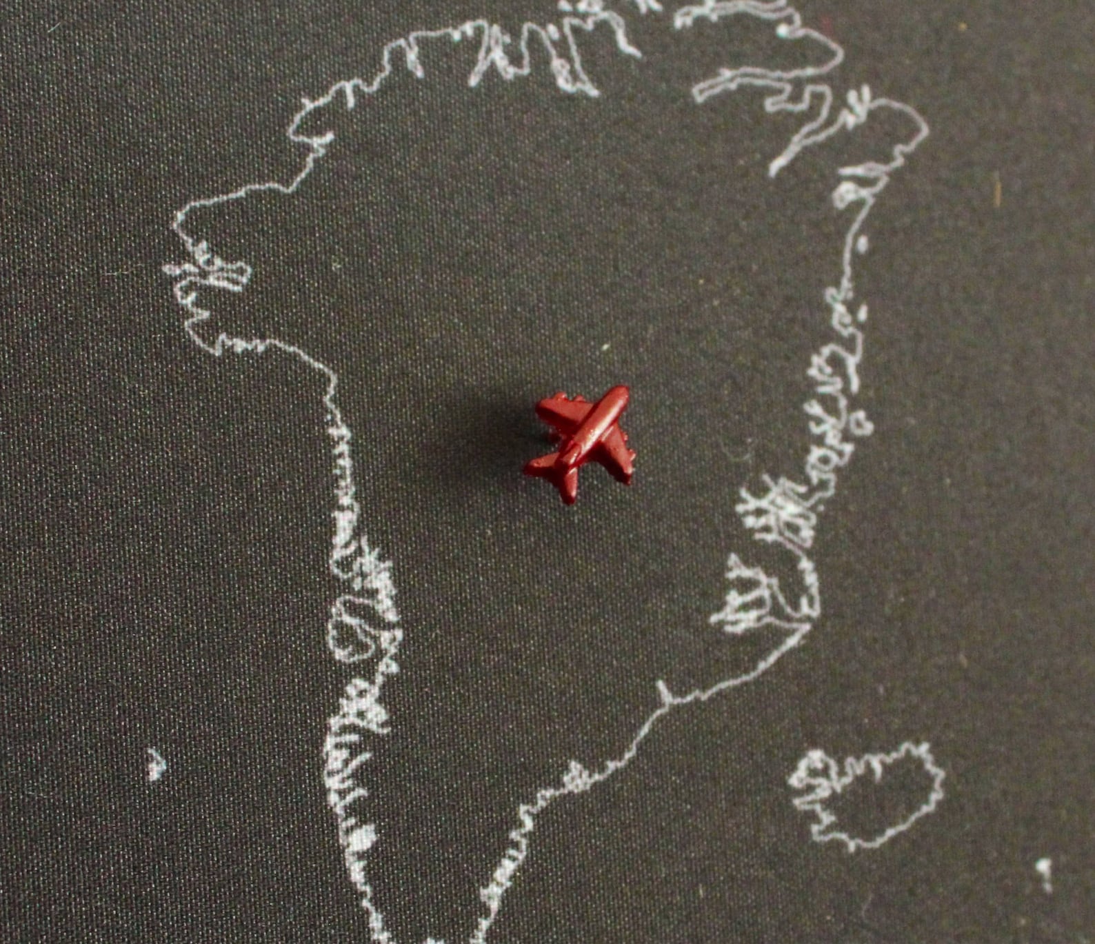 Miniature Airplane Map Marker Push Pins (6) - Etsy Canada