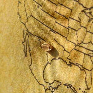 Custom Football Fan Push Pin Map the Tailgater Pinnable Maps to Mark ...