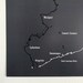 Rideau Trail Map Postcard Prints, Printed Maps of the Rideau Trail in ...