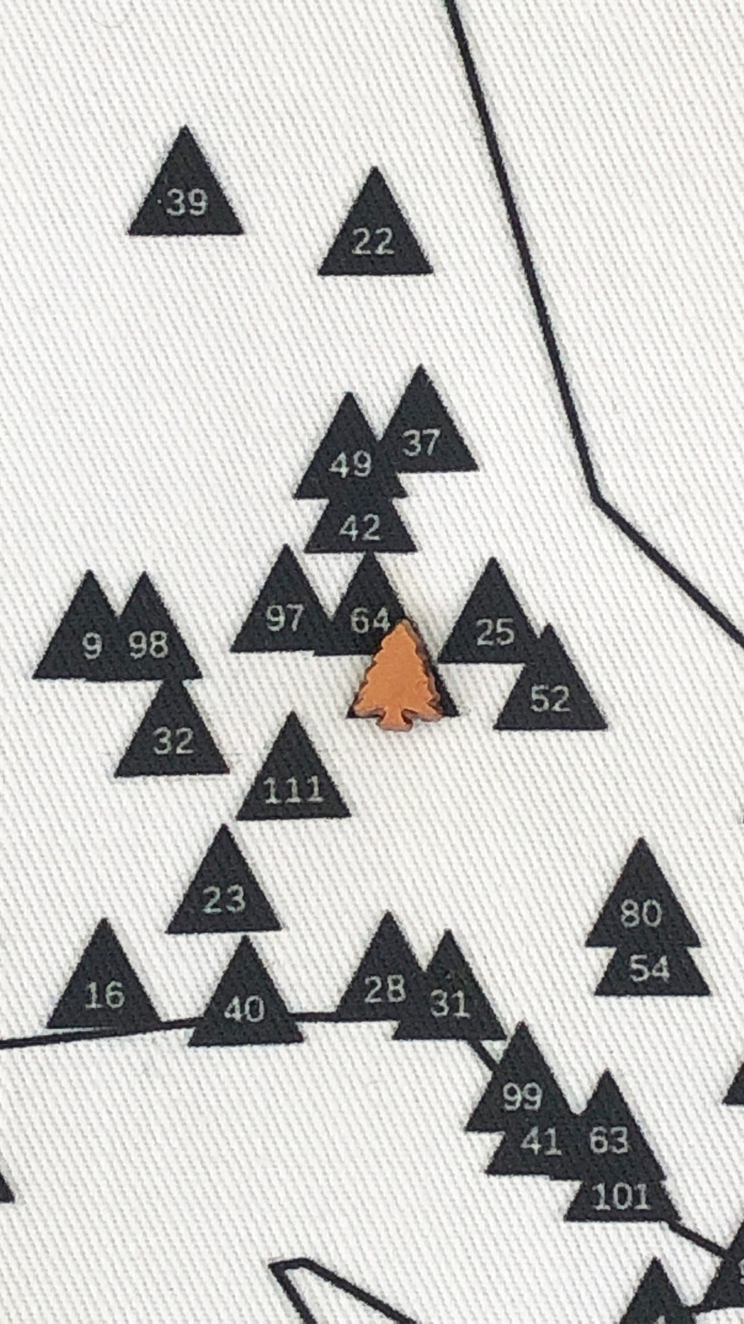 Tree Map Pin, Map Marker Push Pins - Fir Tree, National Park, State ...