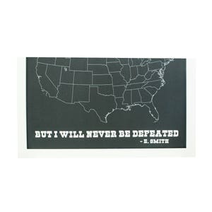 Custom Football Fan Push Pin Map the Tailgater Pinnable Maps to Mark ...