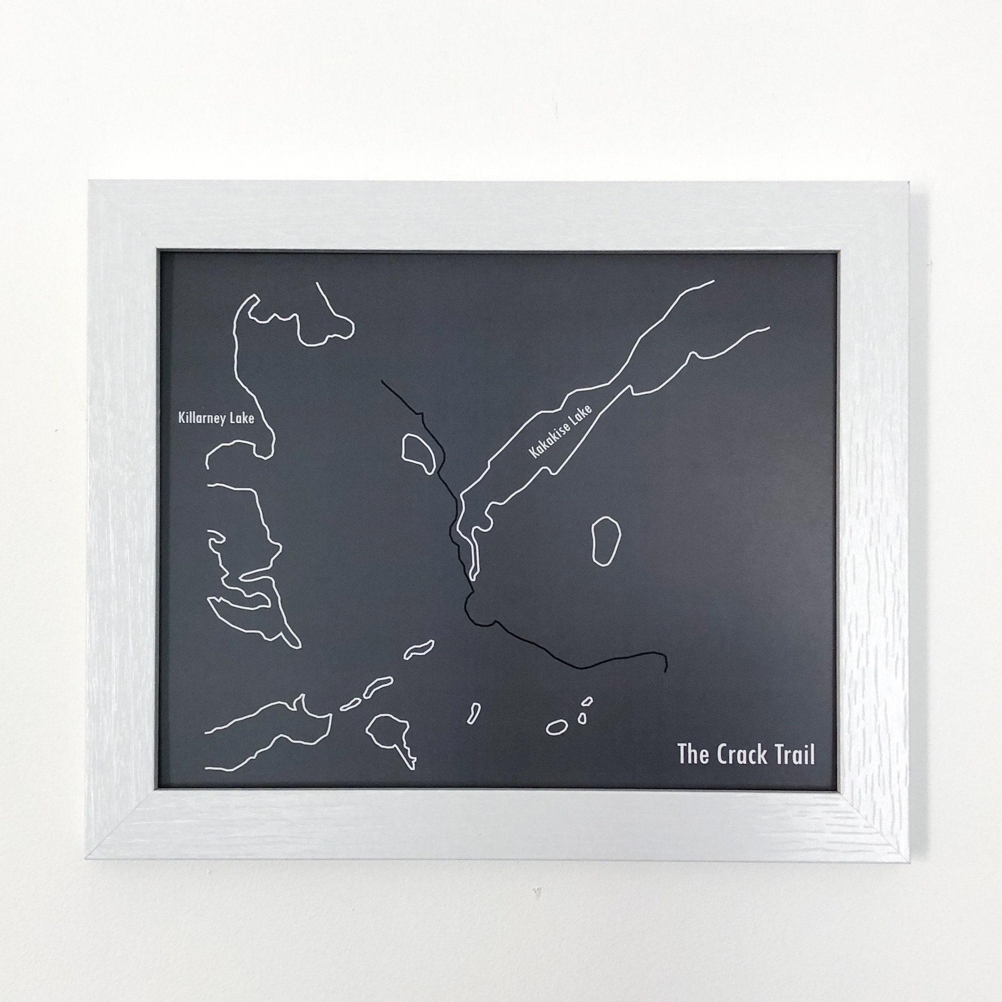 The Crack Trail Map Prints Printed Maps of the Crack Trail in - Etsy Canada