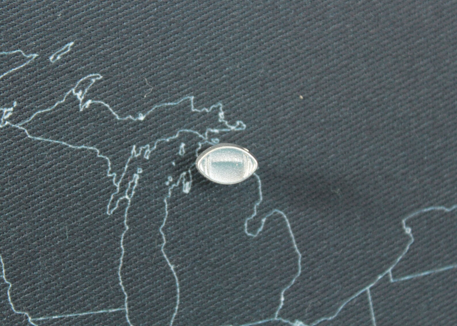 Custom Football Fan Push Pin Map the Tailgater Pinnable | Etsy