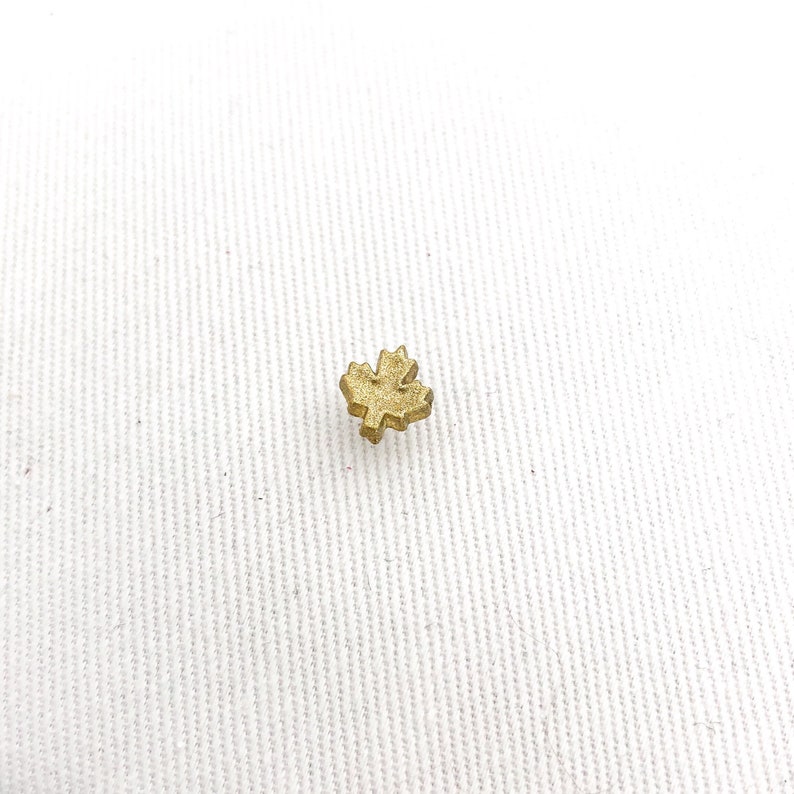 Maple Leaf Map Pin Map Push Pins - Etsy