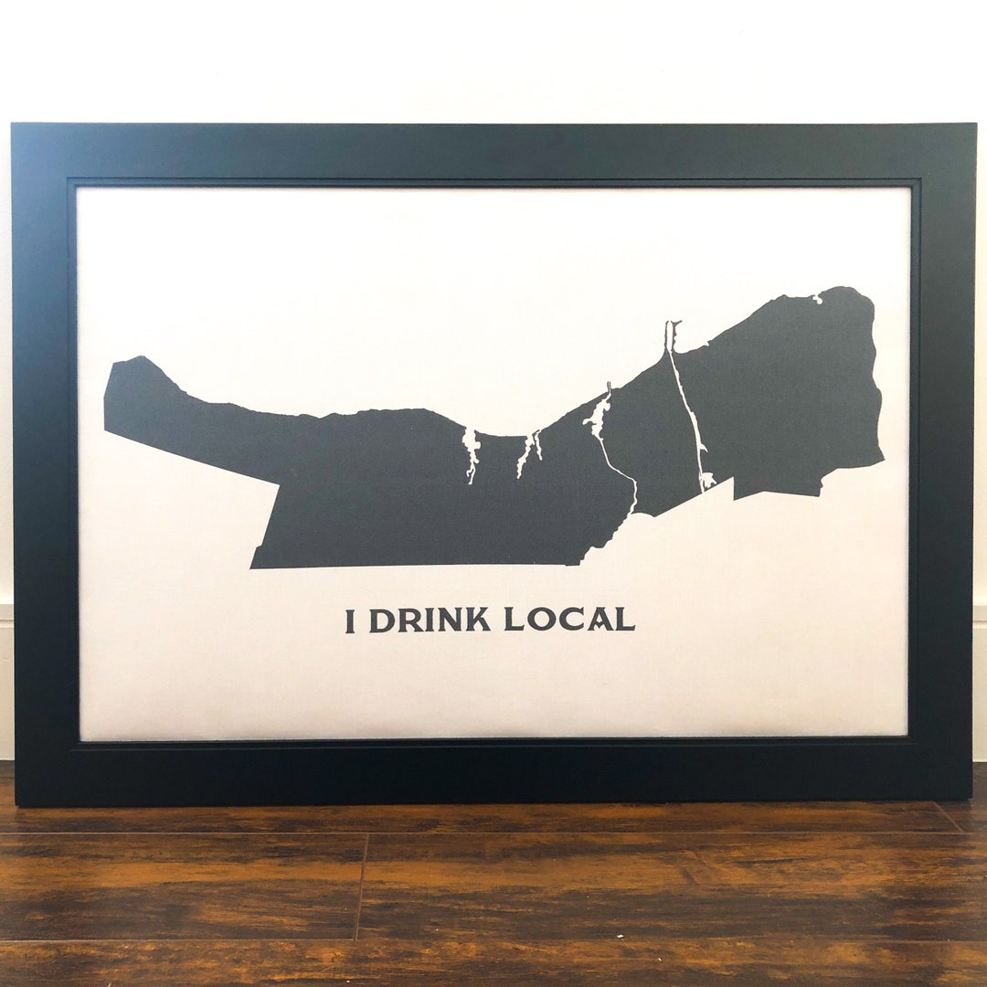 Craft Beer or World Beer Tasting Map - Push Pin Map to Mark Beers You ...