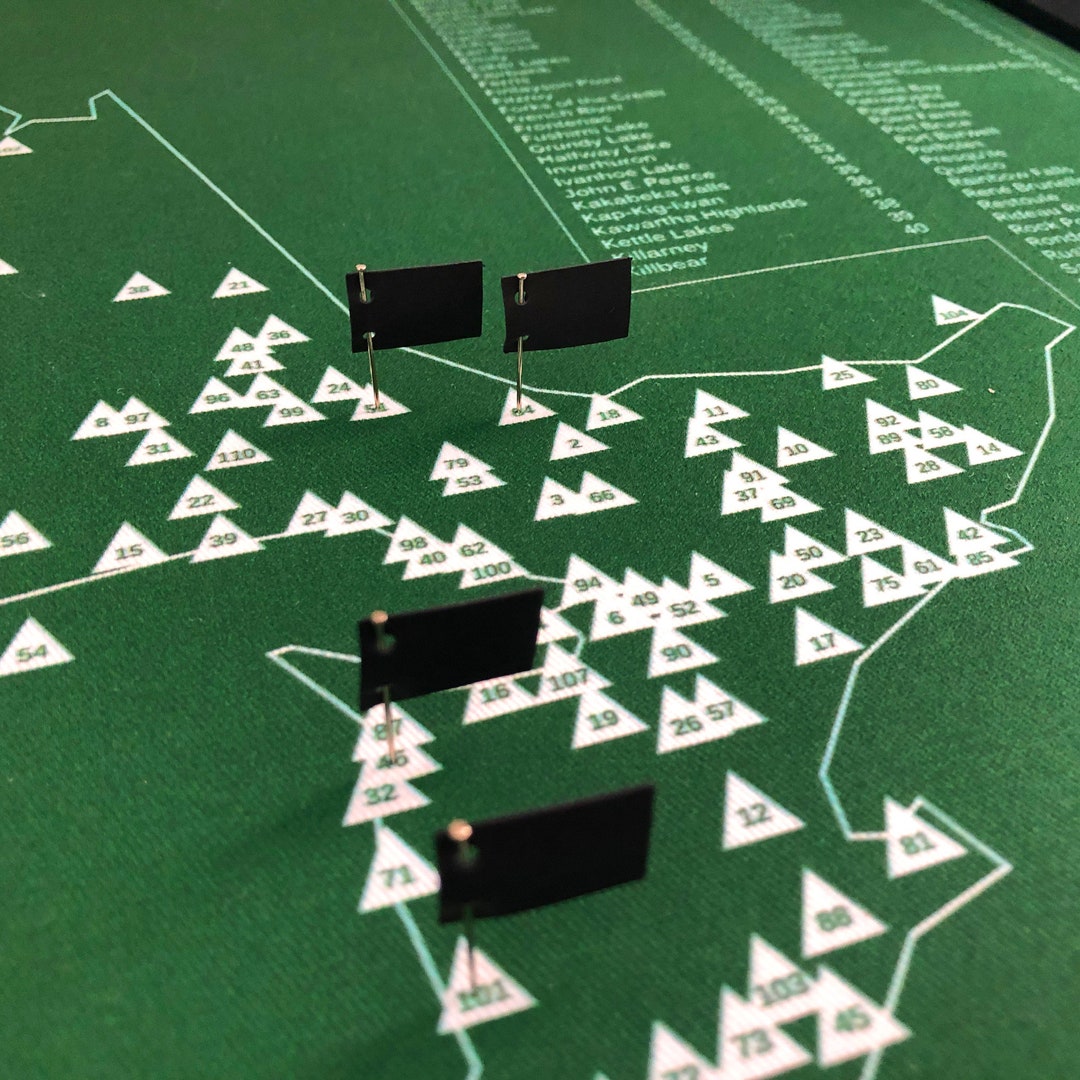 Map Tacks Pins With Flags - Etsy