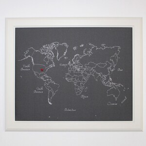 Handmade Heart Map Pins, Miniature Map Tacks in Heart Shape - Etsy