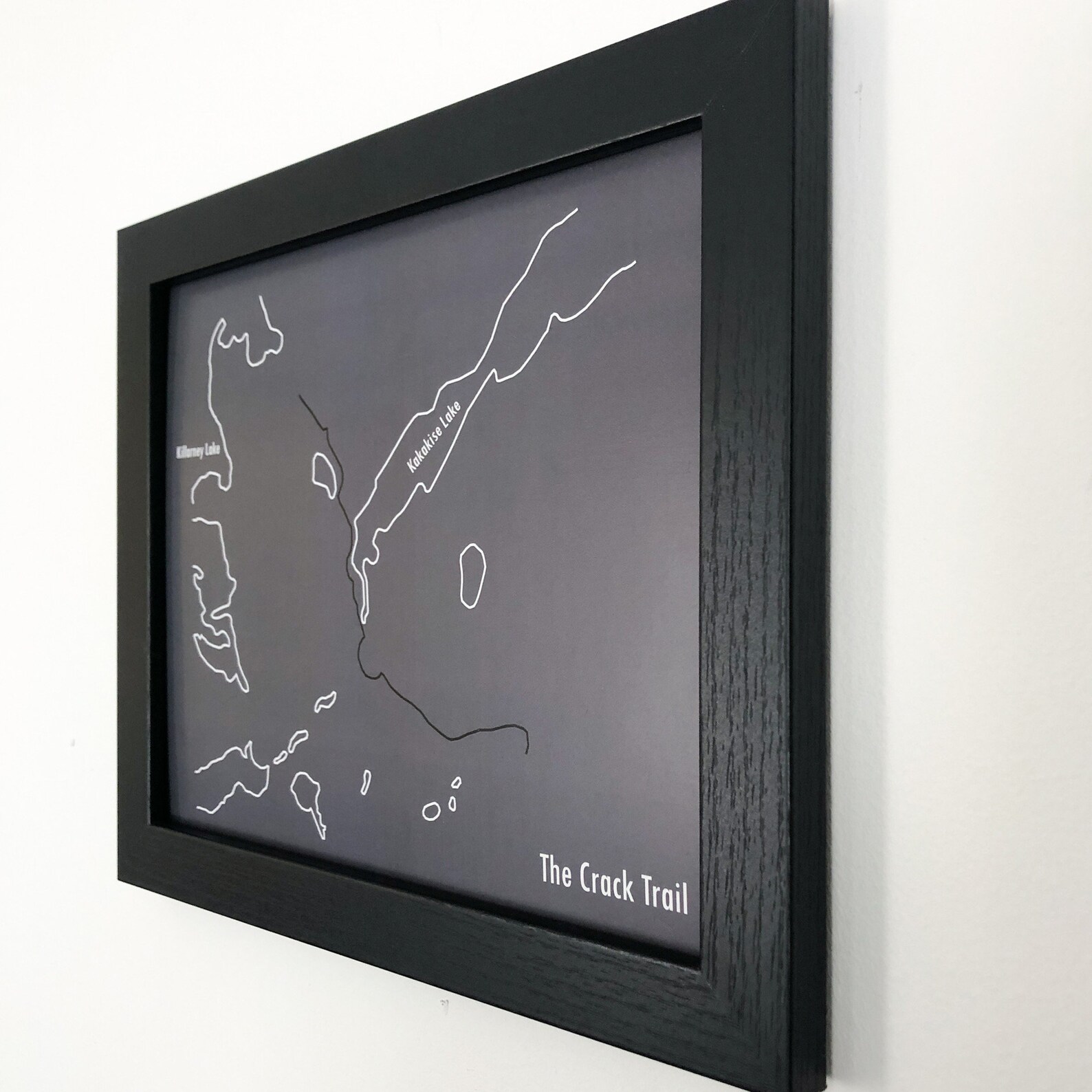 The Crack Trail Map Prints, Printed Maps of the Crack Trail in Ontario ...