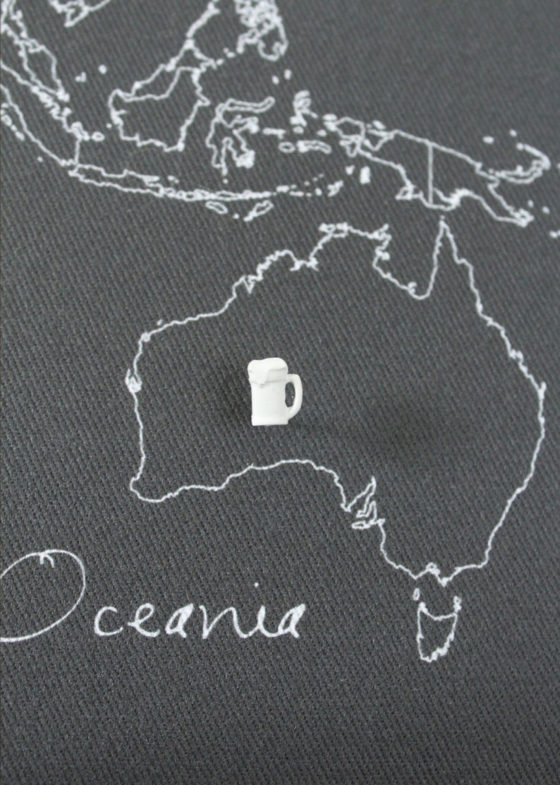 Beer Stein Map Pin Map Marker Push Pin Craft Beer Beer - Etsy