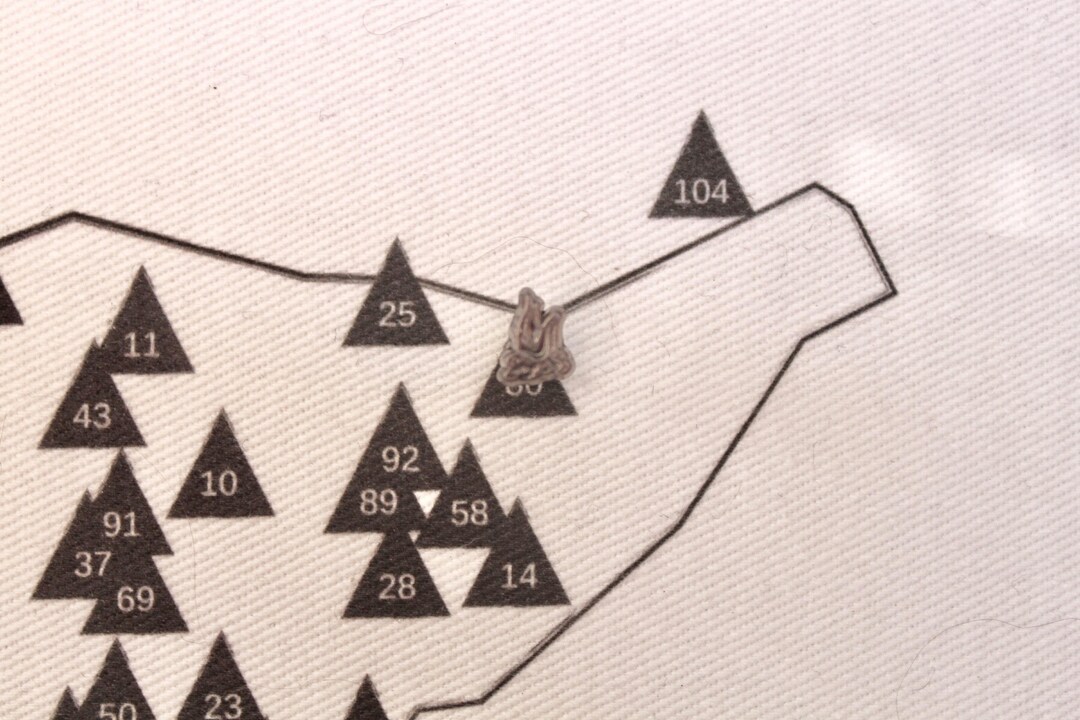 Campfire Map Pin Map Marker Push Pins National Park State - Etsy