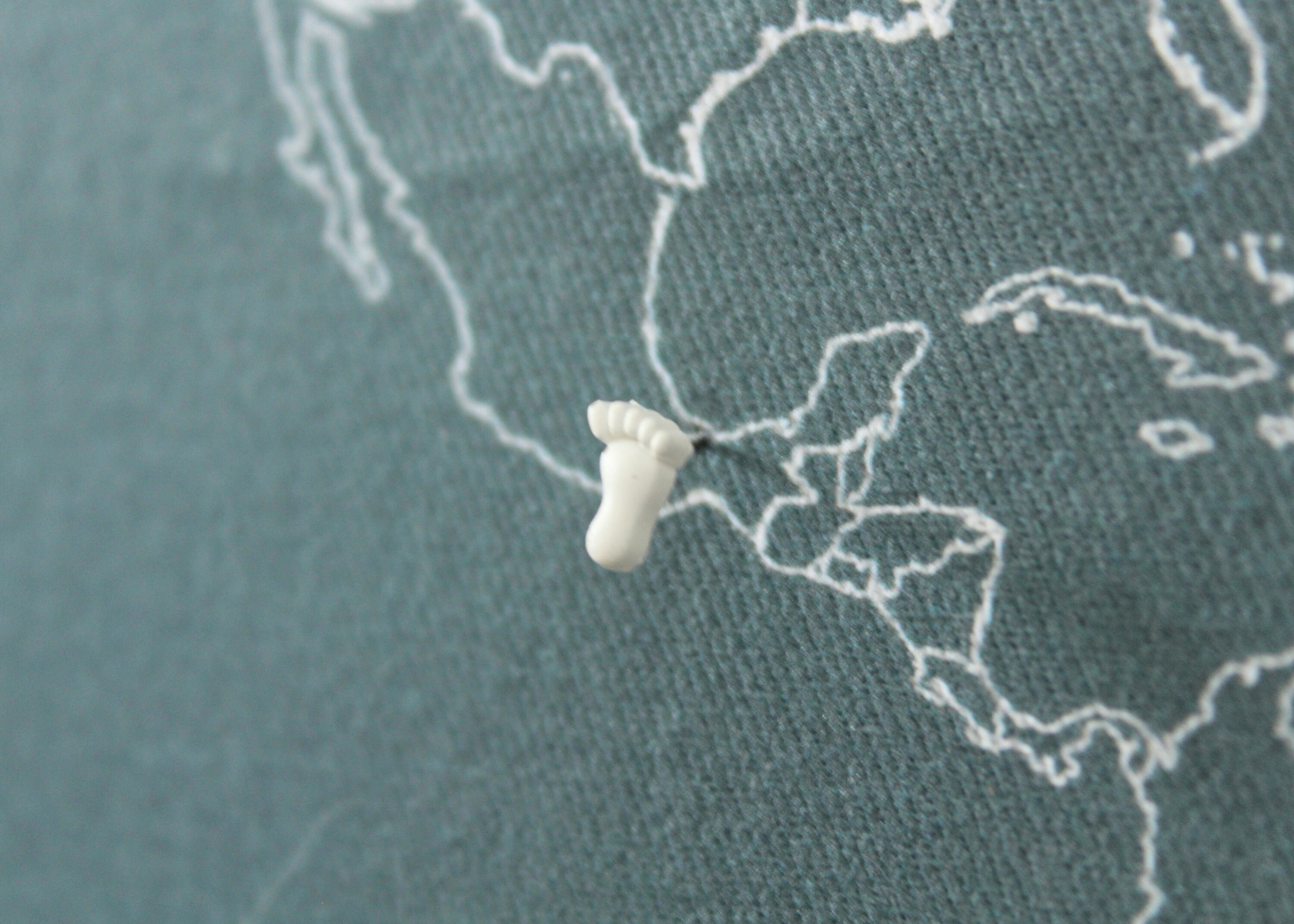 Camino Trail Pinnable Map Push Pin Map of the Camino Trail - Etsy Canada