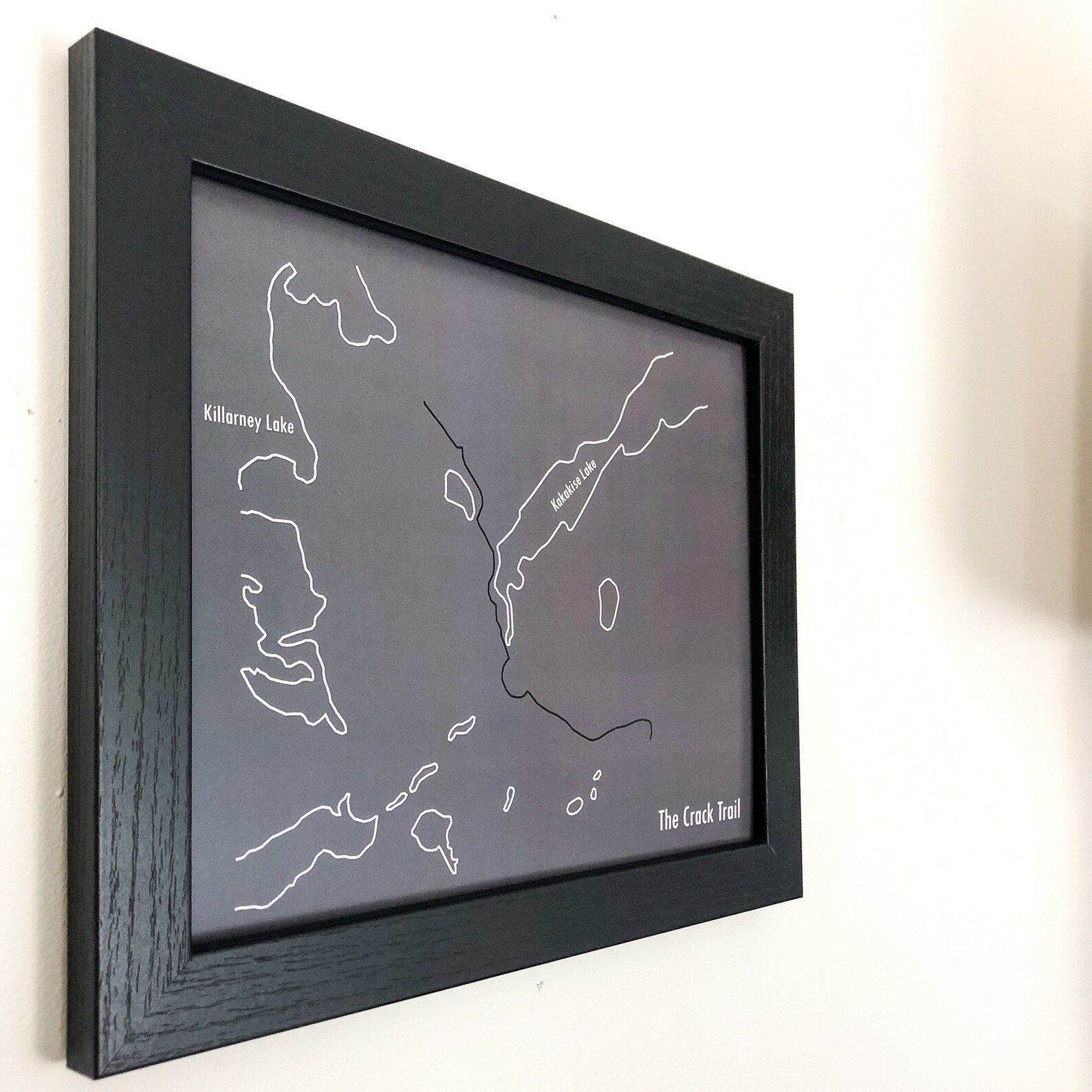 The Crack Trail Map Prints, Printed Maps of the Crack Trail in Ontario ...