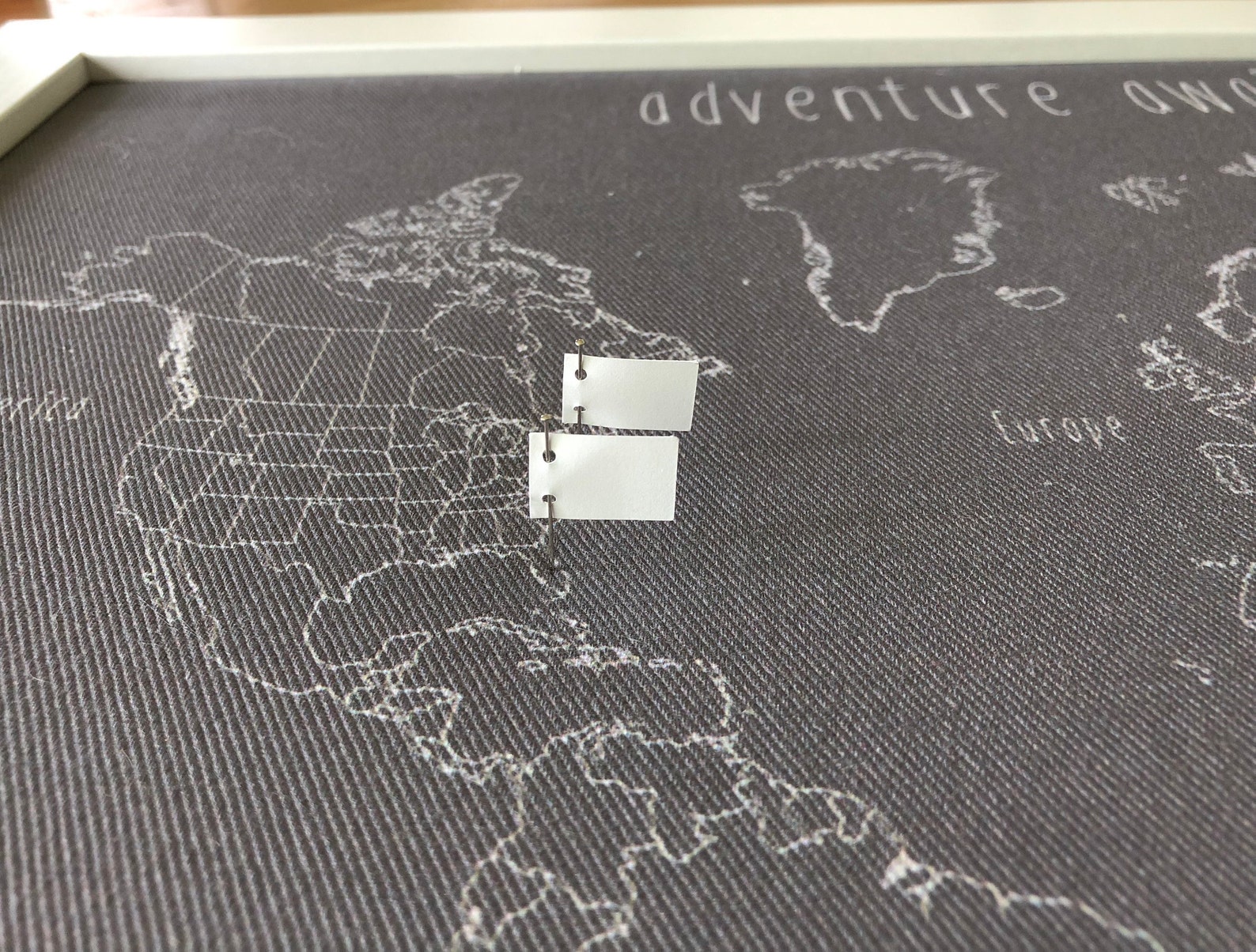 Map Tacks Pins With Flags | Etsy