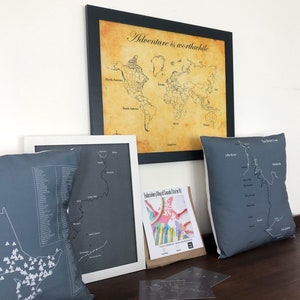 Embroidery Maps of Canada Embroidery Sampler Map of Canada - Etsy