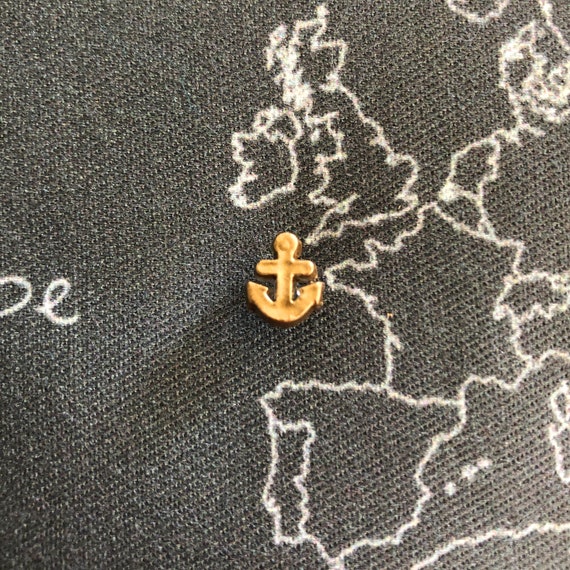 Anchor Map Pin Map Marker push Pin Handmade Anchor Map | Etsy