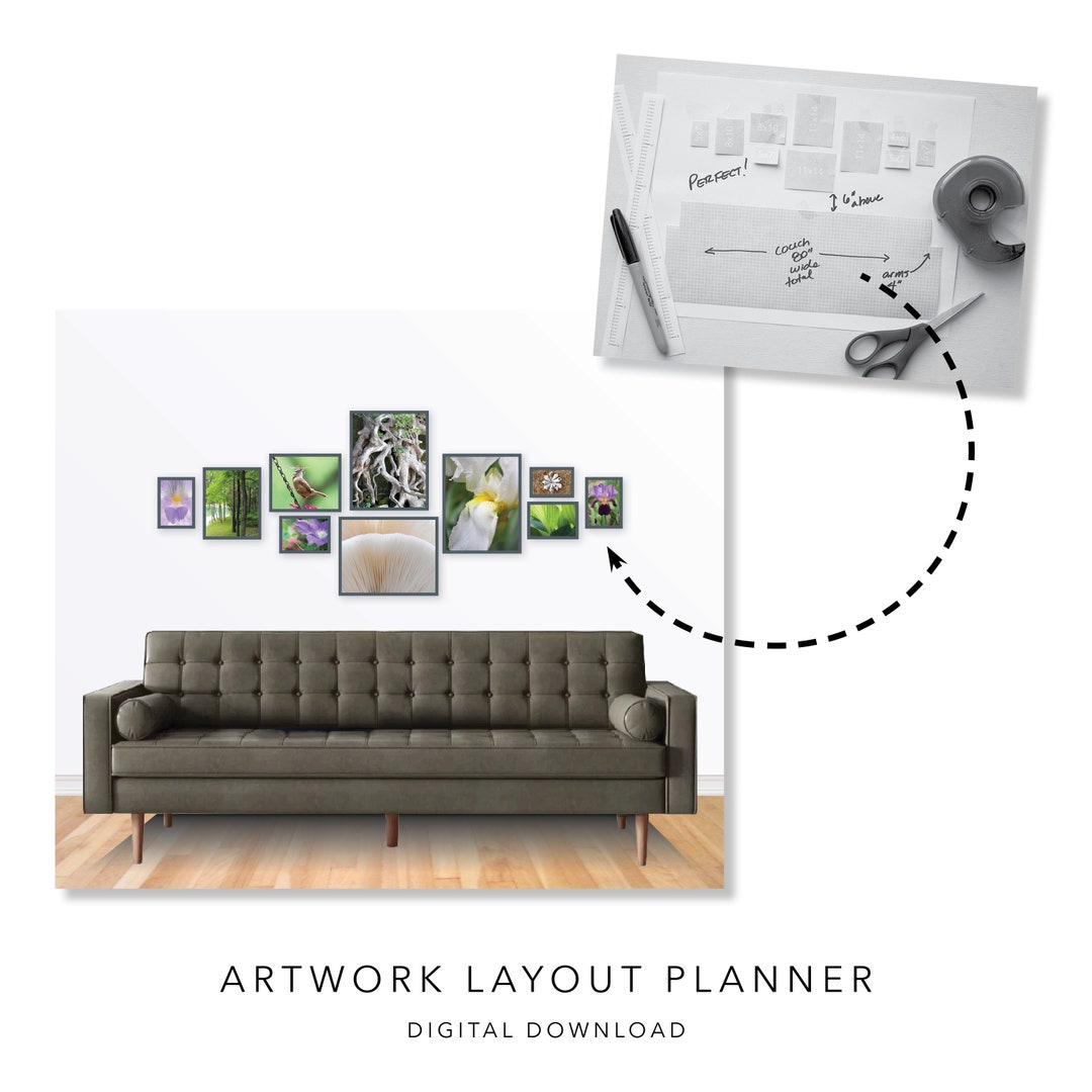 Artwork Layout Planner for Photo Groupings and Art Arrangments ...