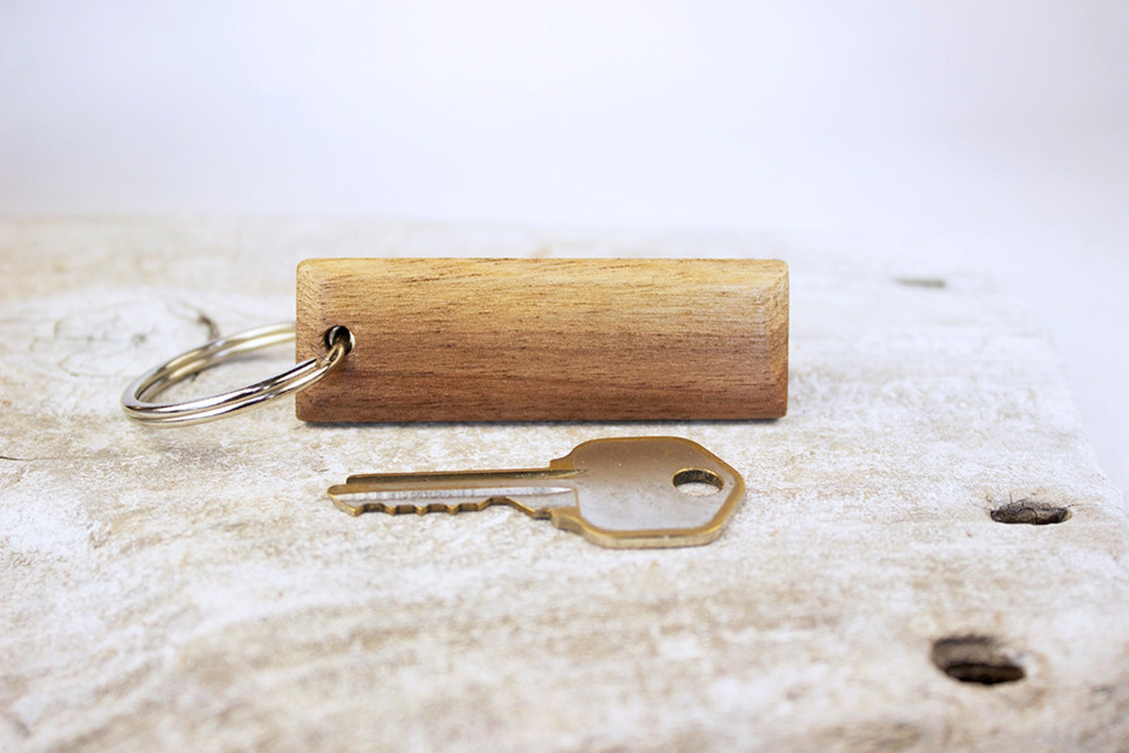 Black Walnut Wood Key Chain Hand Shaped Wooden Keychain With - Etsy