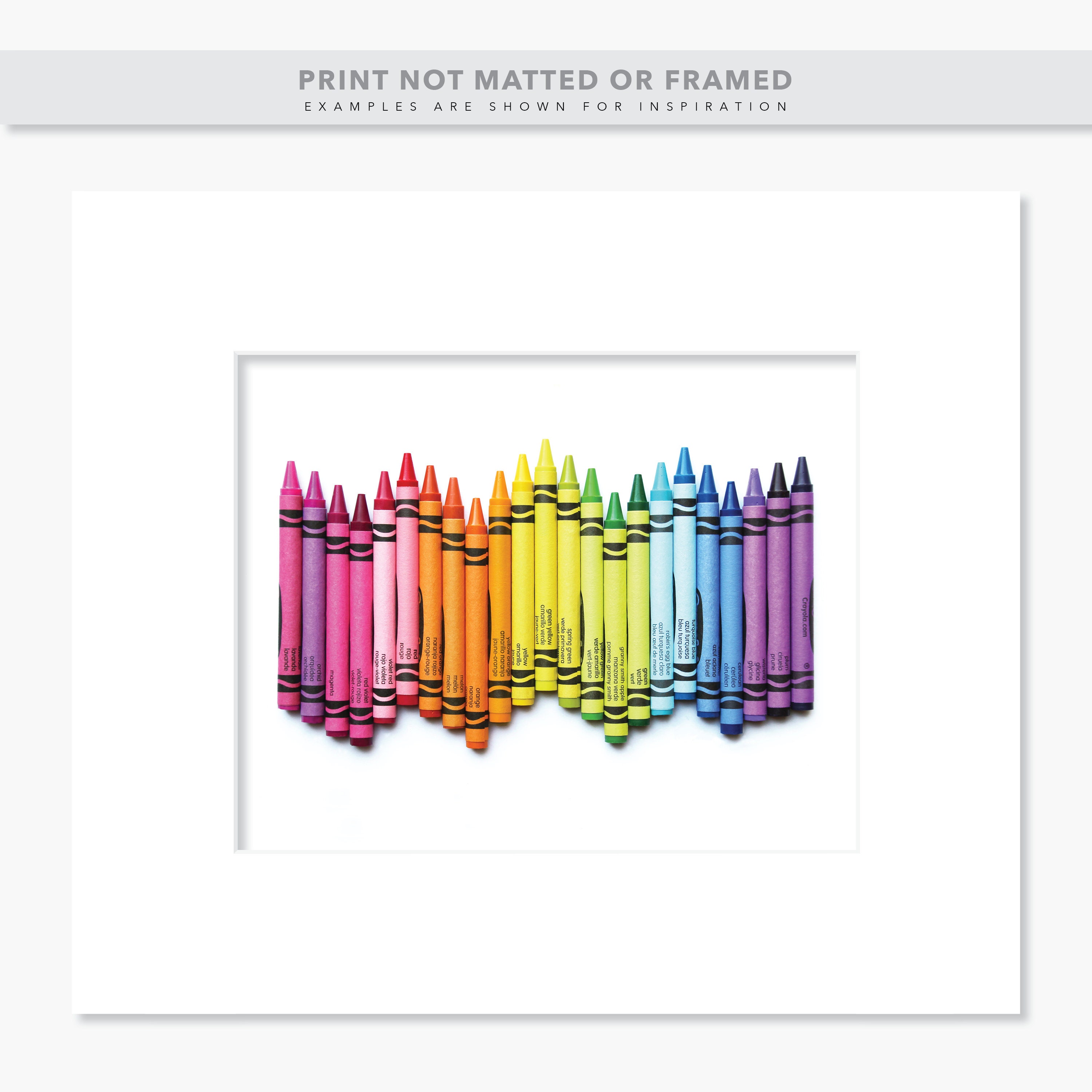Photo of Colorful Crayons in a Chevron Shape - Bright Rainbow Art ...