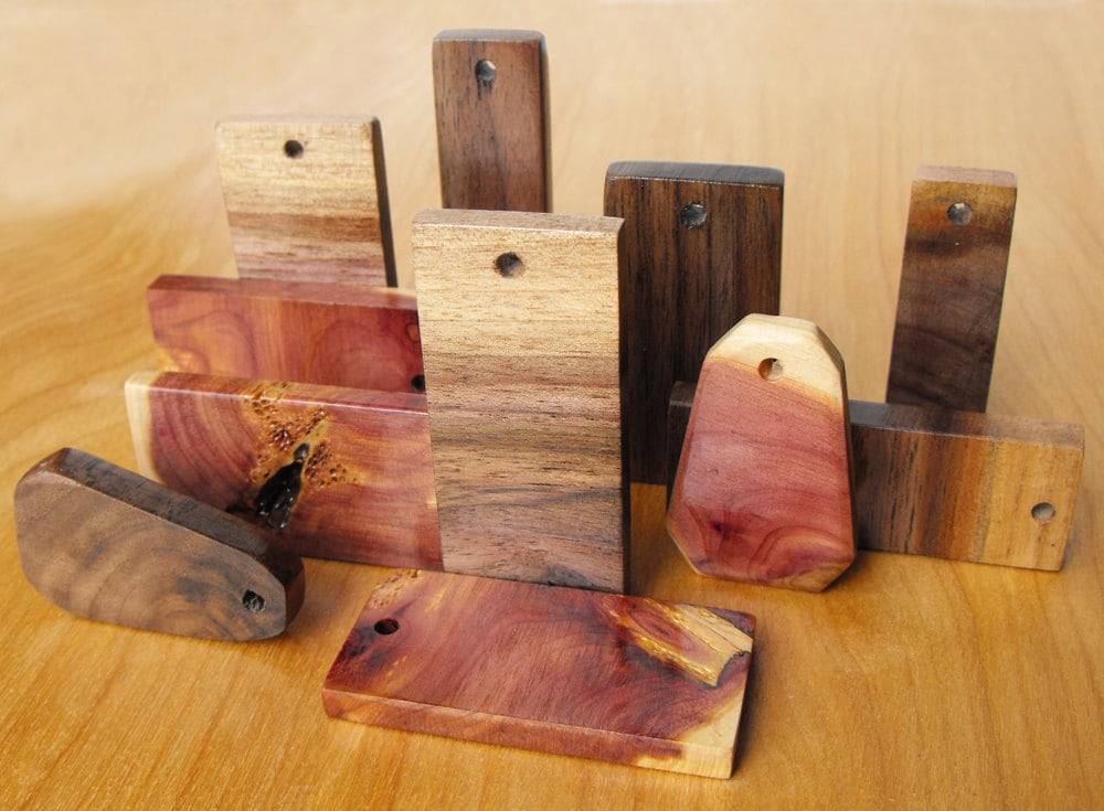 Black Walnut Wood Key Chain Hand Shaped Wooden Keychain With - Etsy