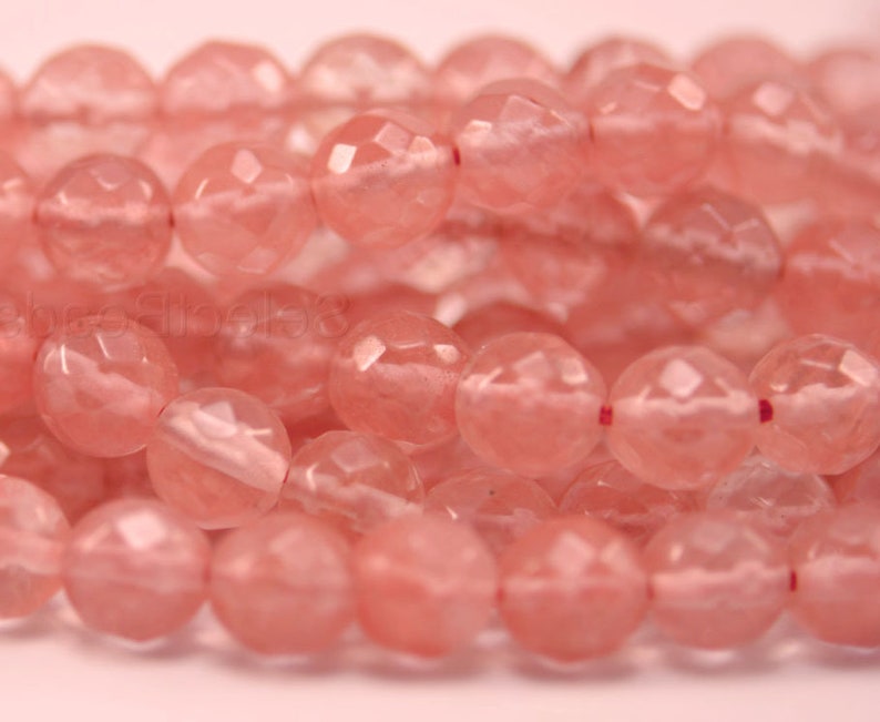 Citrine Cherry Quartz Golden Pearl and Copper Sunset Earrings - Etsy