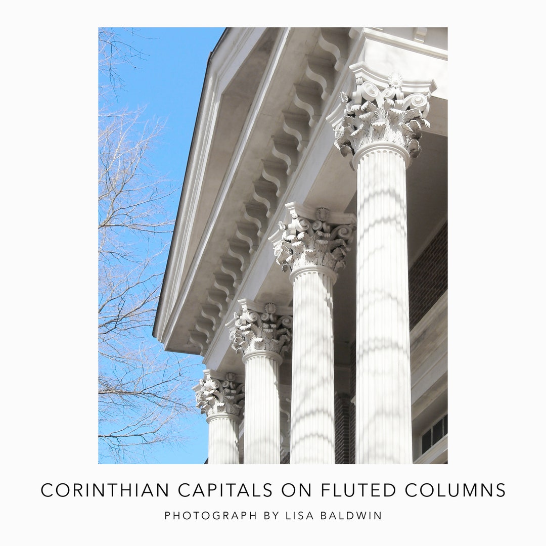 Architectural Detail Photo - Corinthian Capitals on Fluted Columns ...