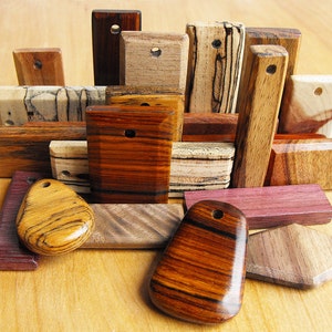 Cherry Wood Key Chain Hand Shaped Wooden Keychain With Silver Tone ...