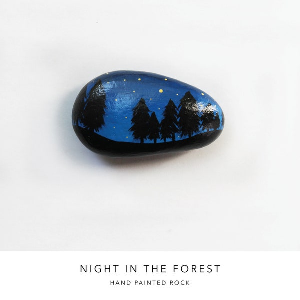 Stars Painted Rock - Etsy