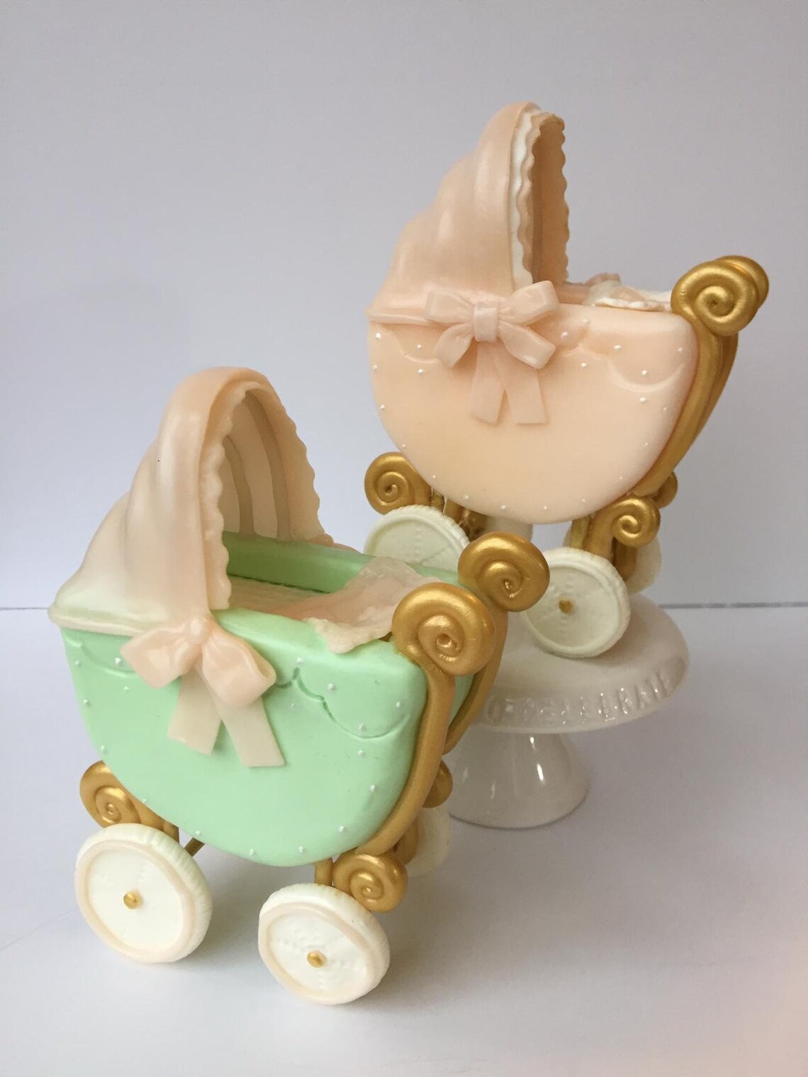 Stroller cake topper Baby Shower cake topper Baby carriage | Etsy