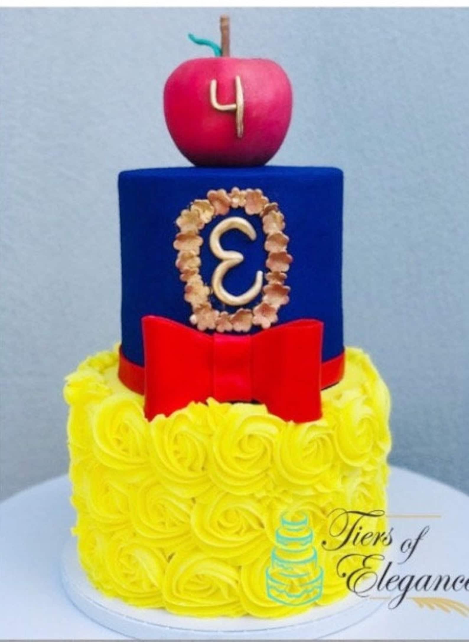 Red Apple Cake Topper for Teacher Appreciation or Gift Home - Etsy