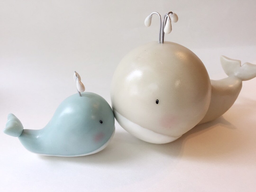 Whale Cake Topper for Baby Shower and Boy Birthday. Baby Whale Cake ...