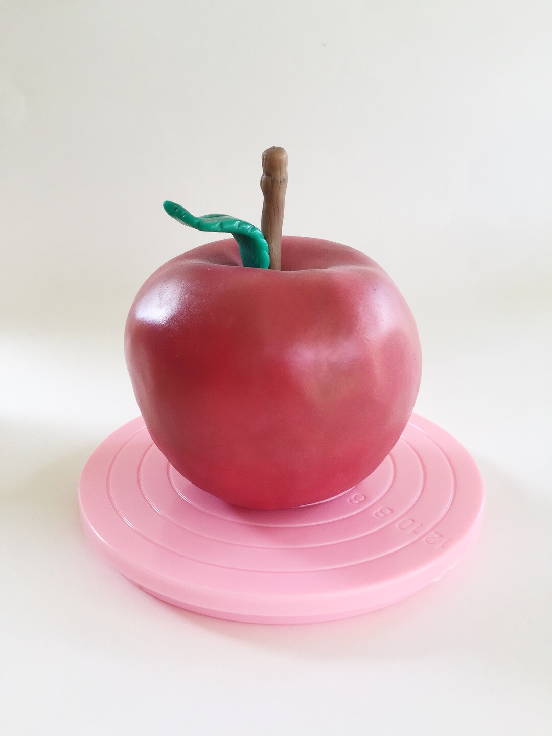 Red Apple Cake Topper for Teacher Appreciation or Gift - Home Decor ...