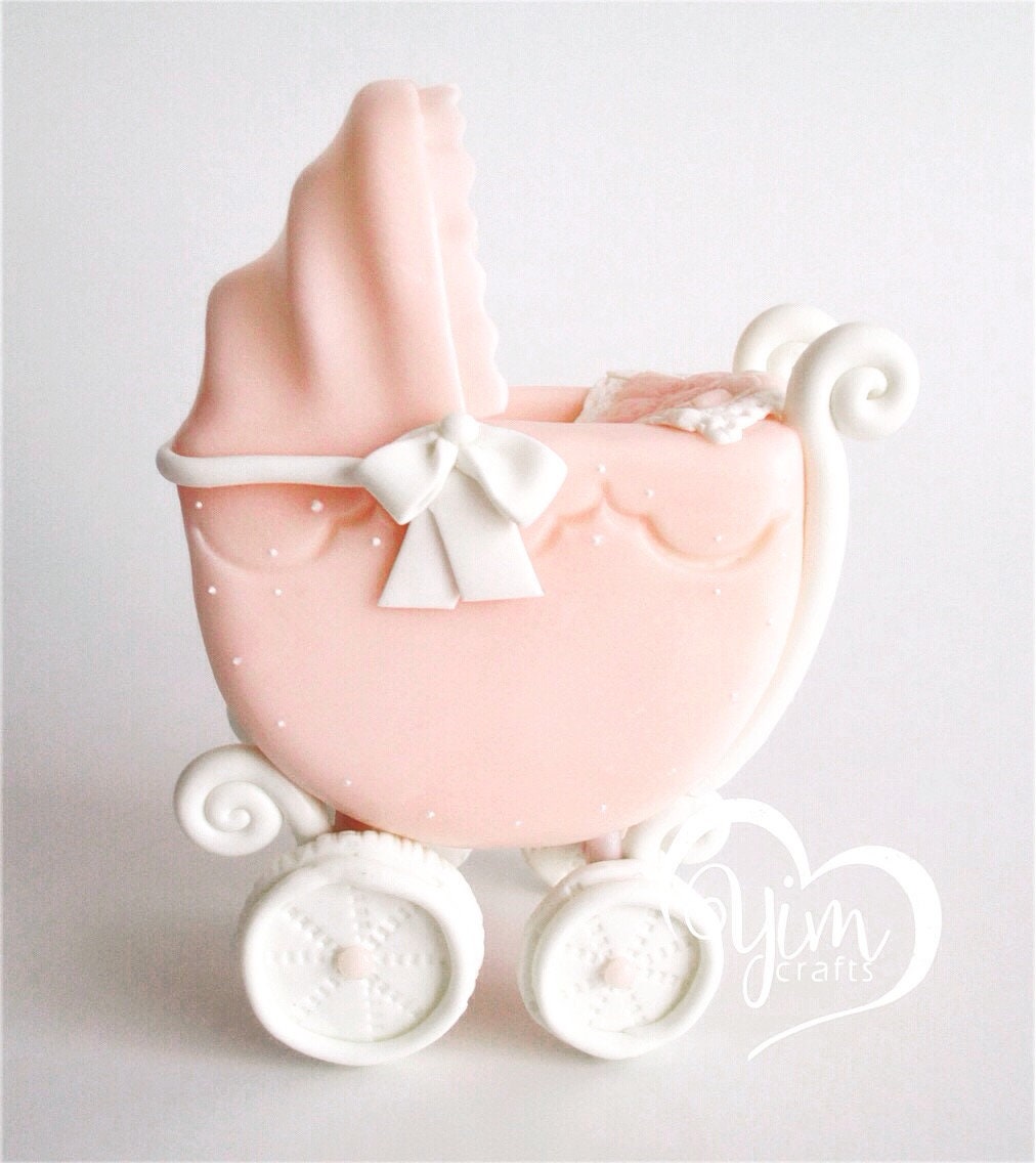 Stroller cake topper Baby Shower cake topper Baby carriage | Etsy