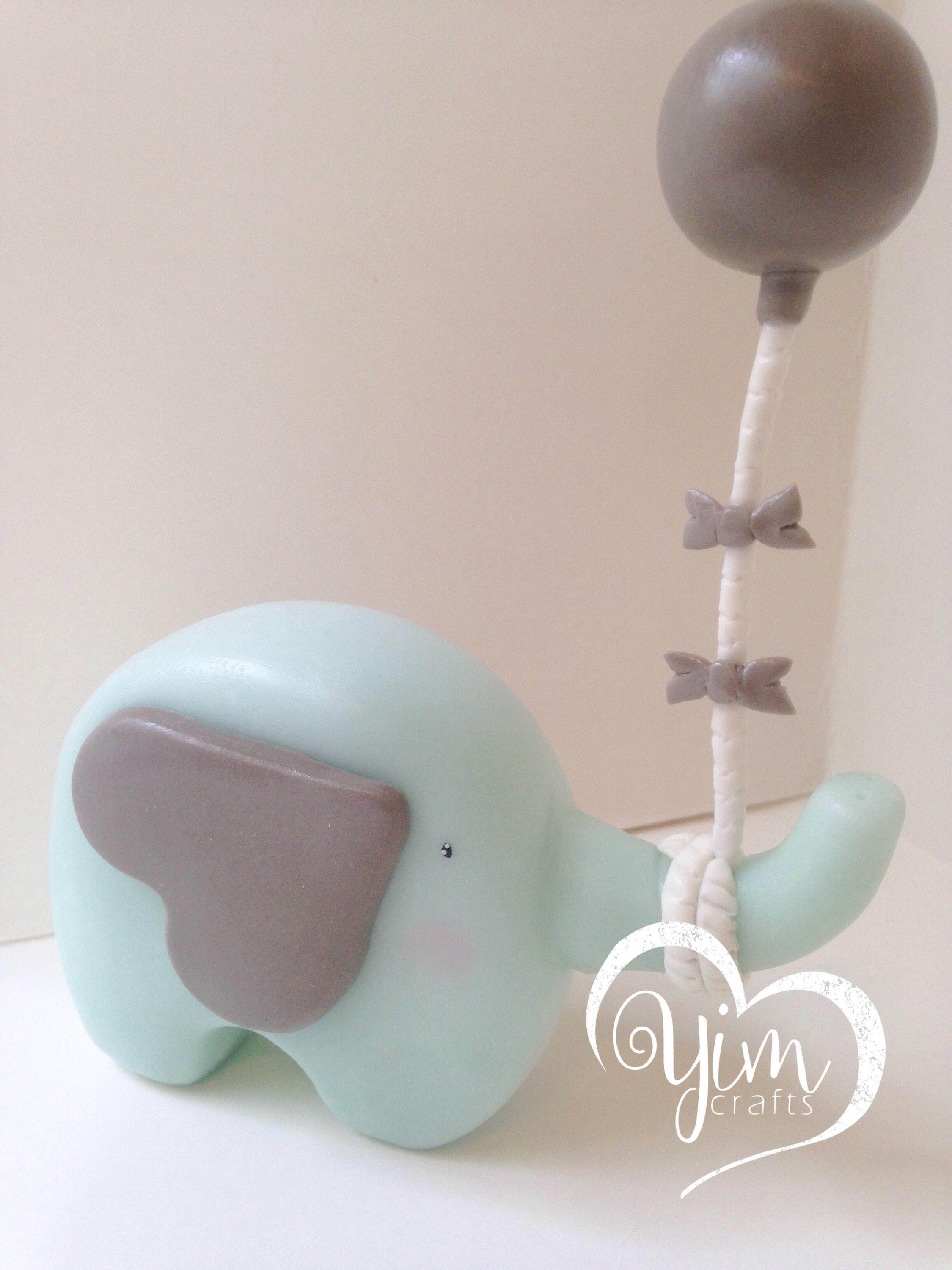 Elephant Baby Shower Cake Topper. First Birthday or Animal - Etsy