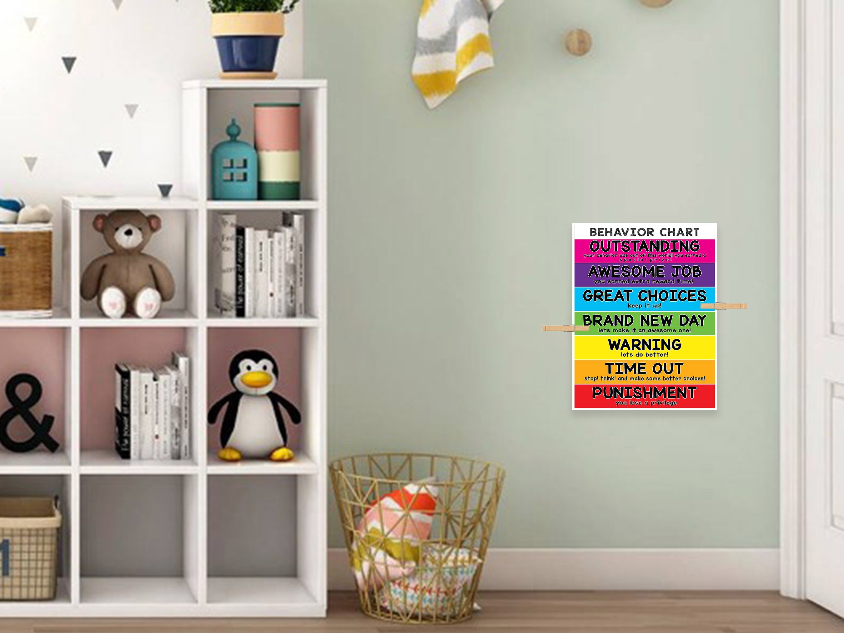 Behavior Chart Digital Download - Etsy