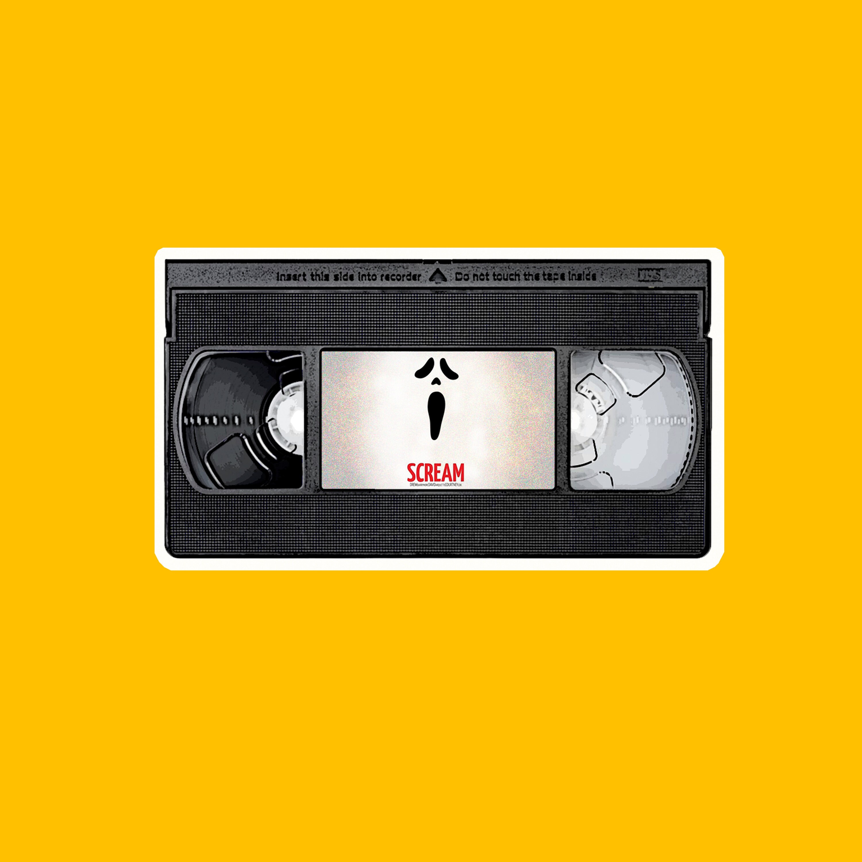 Scream VHS Tape Sticker - Etsy